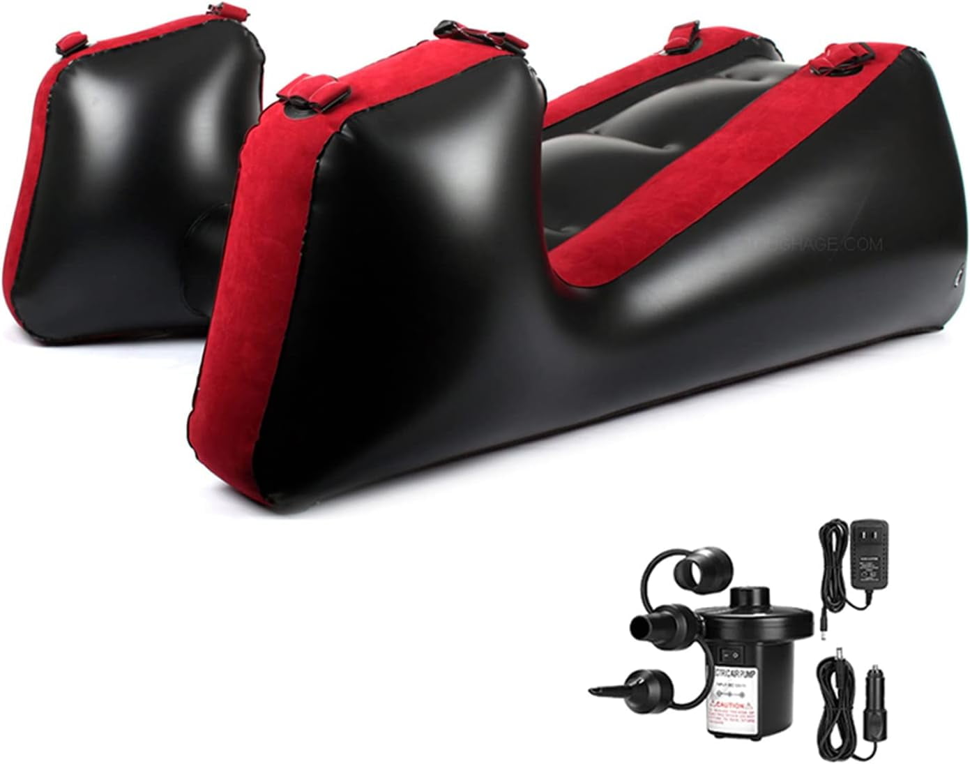 Inflatable Sofa with Pillow Cushion， Inflatable Sofa Bed，Portable ...