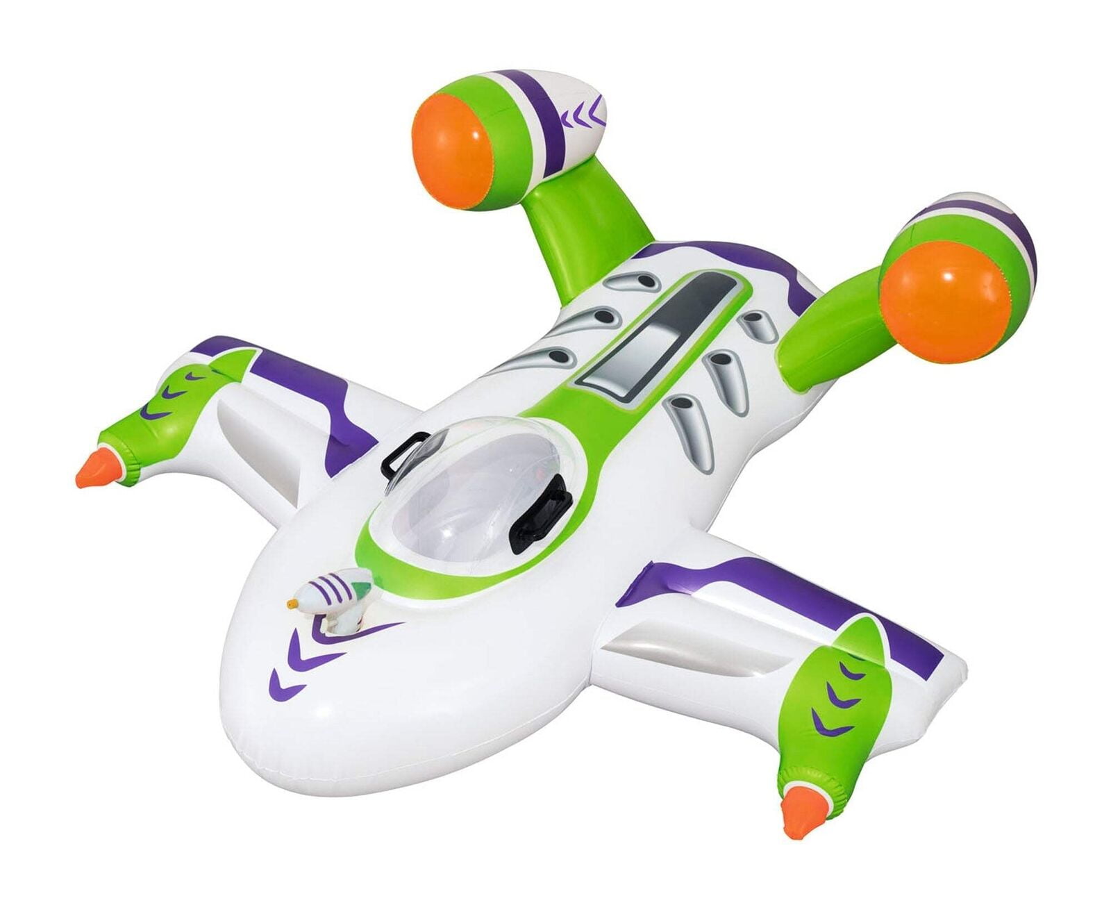 Inflatable Spaceship Pool Float Ride-On with Water Pistol - Walmart.com