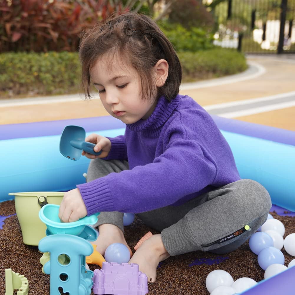 Inflatable Splash & Play Pool for Kids - Multi-Functional Water & Sand ...