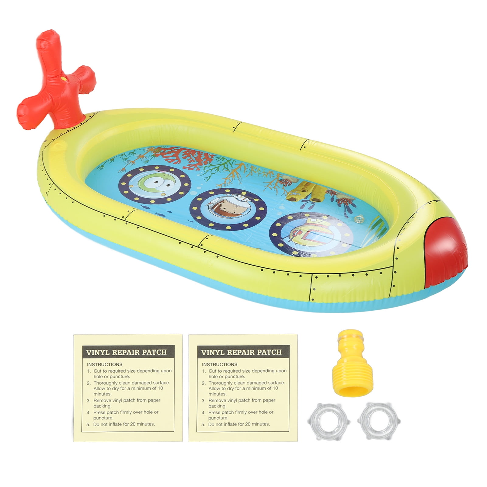 Inflatable Sprinkler Pool PVC Kids Cute Water Spray Pad Splashing ...