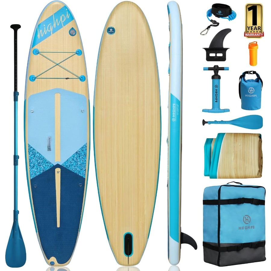 Inflatable Stand Up Paddle Board Premium SUP Accessories, Backpack ...