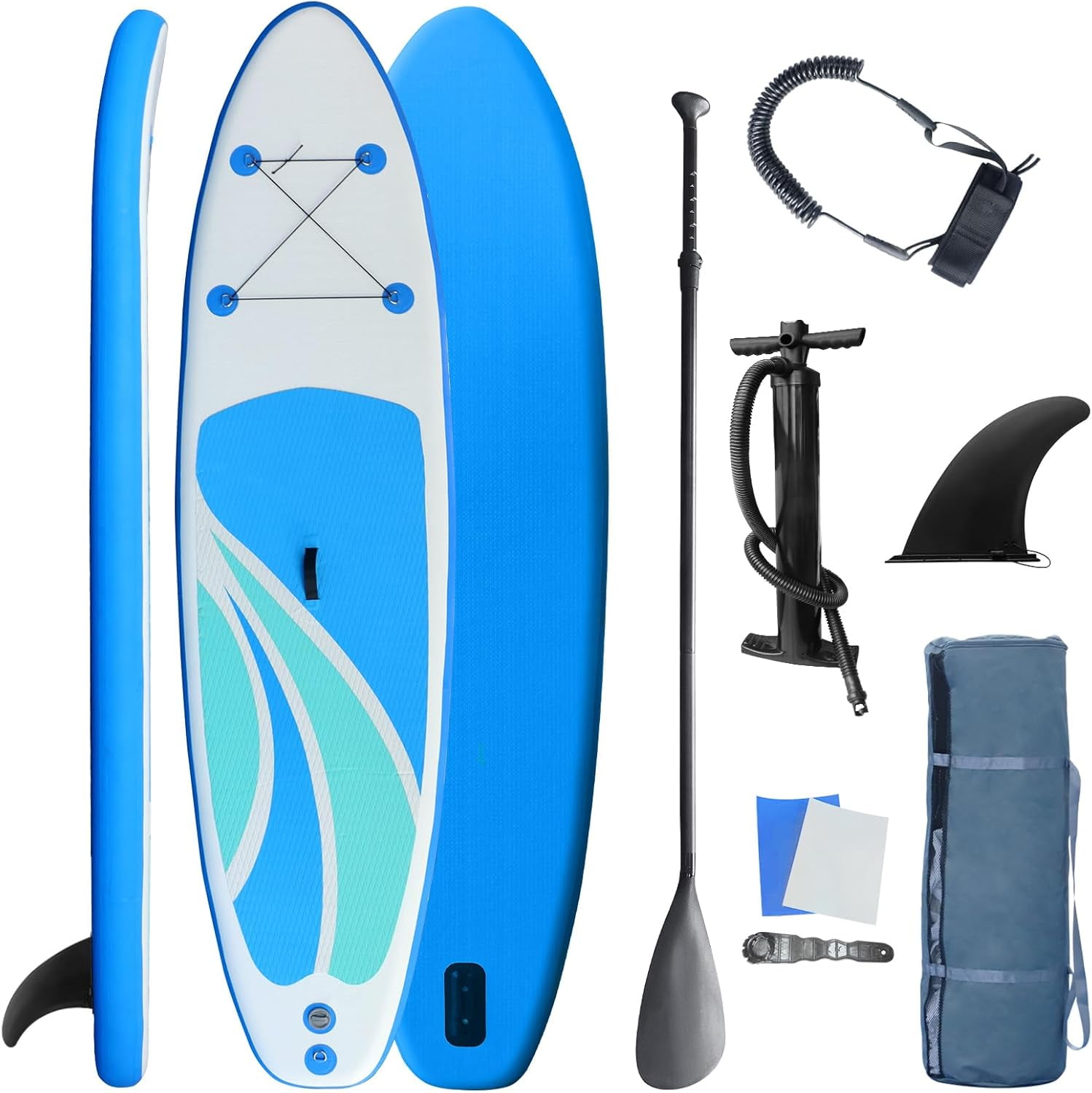 Inflatable Stand Up Paddle Board for Adult All Skill Levels- 10'4 ...