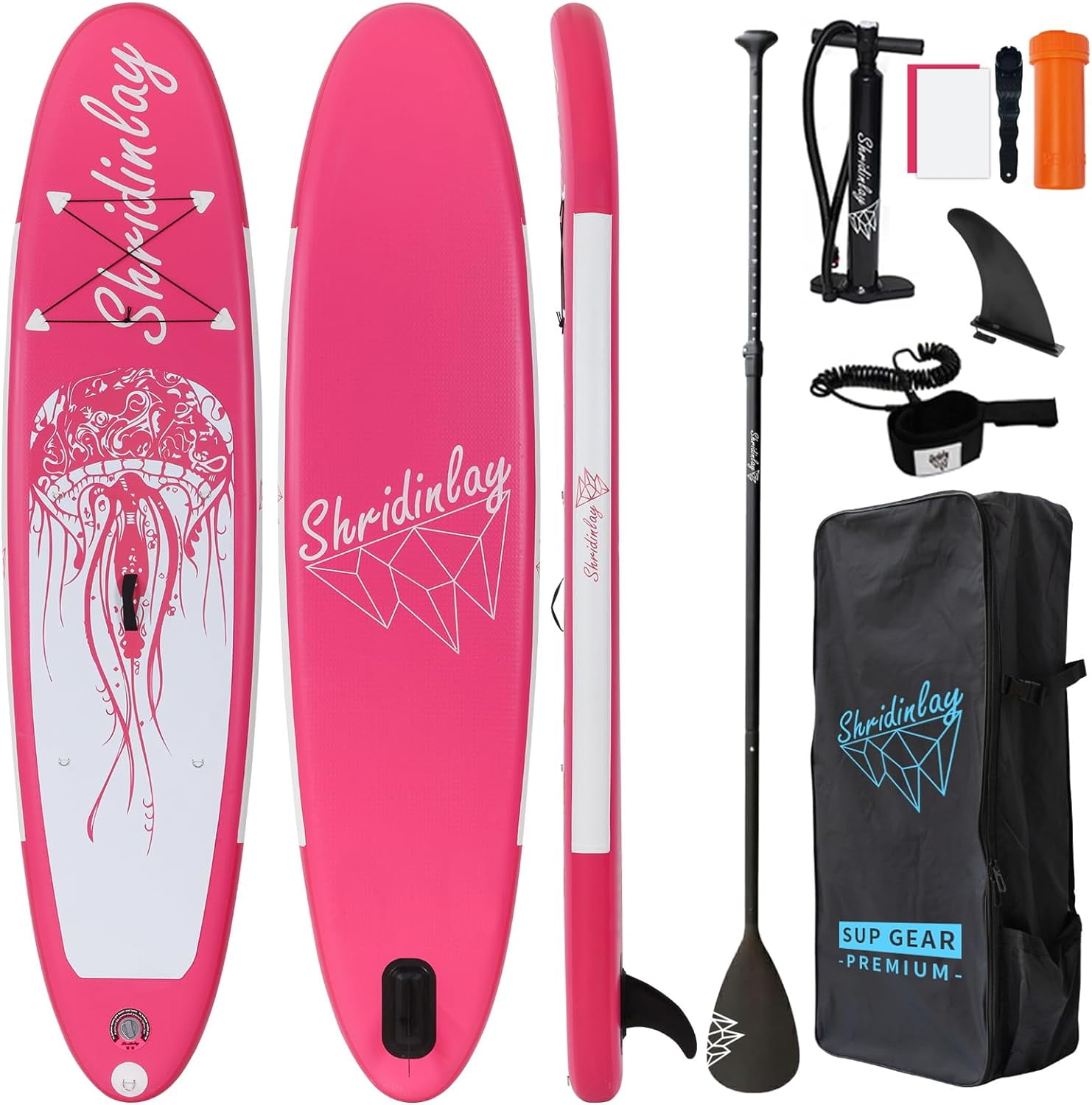 Inflatable Stand Up Paddle Board Surfing SUP Boards,6 Inches Thick ISUP ...