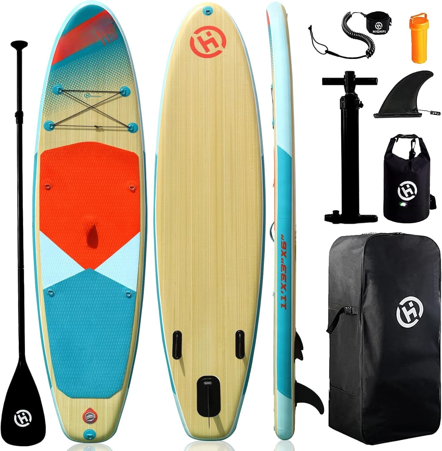 Inflatable Stand Up Paddle Board for Youth and Adults - Wide Sup with ...