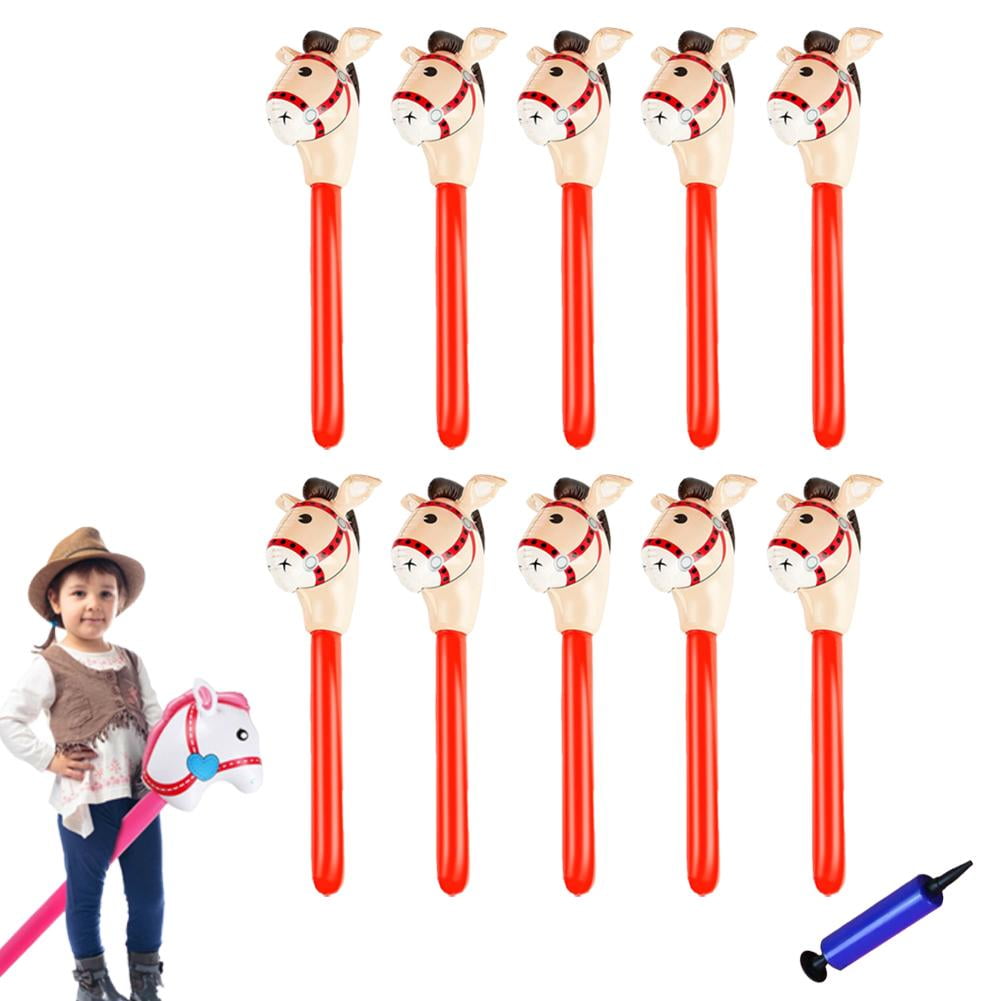 Inflatable Stick Horse For Parties Outdoor Games Carnivals And Birthday ...