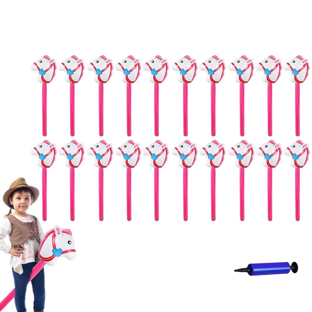 Inflatable Stick Horse For Parties Outdoor Games Carnivals And Birthday ...