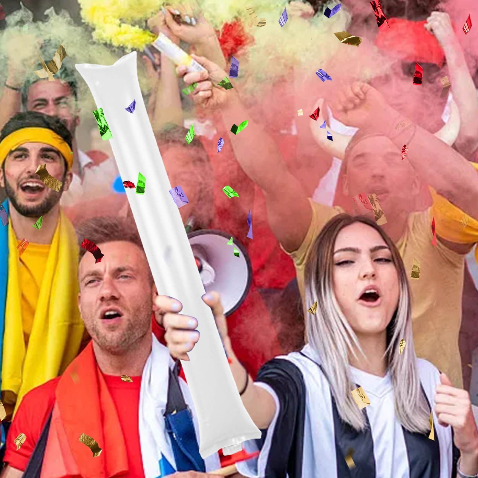 Inflatable Sticks For And Sports Events. Loud Cheerleading Sticks Party ...