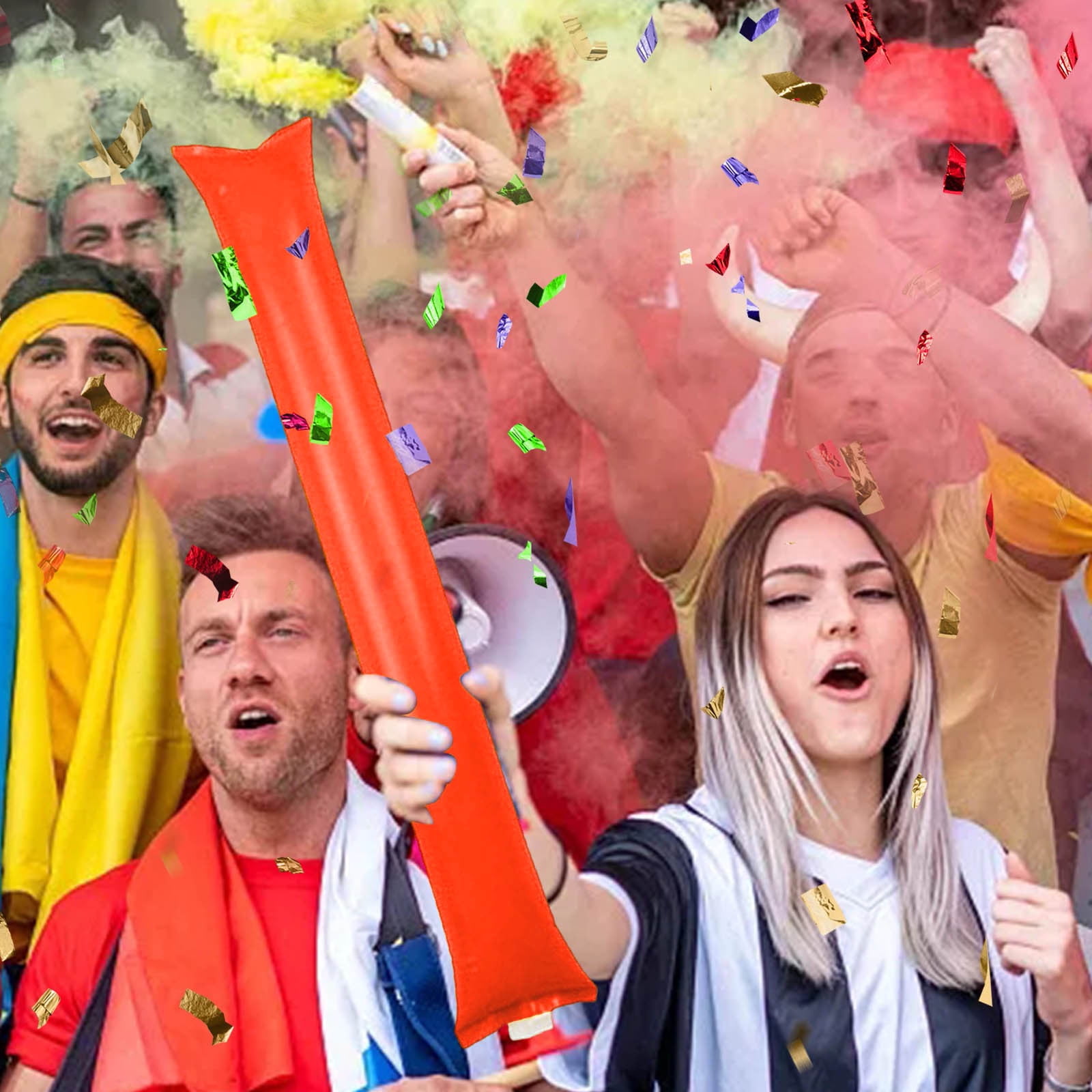 Inflatable Sticks For And Sports Events. Loud Cheerleading Sticks ...