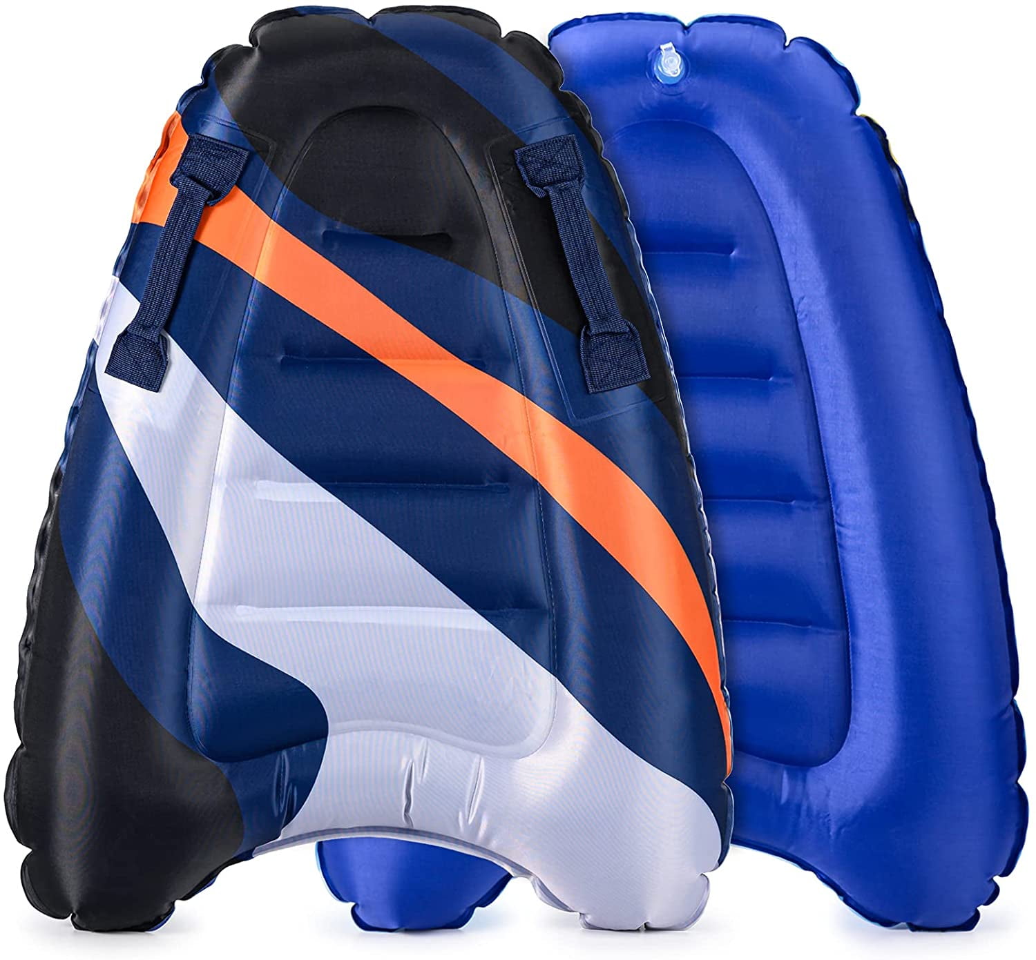 Inflatable Surf Body Board with Handles, Lightweight Swimming Floating ...