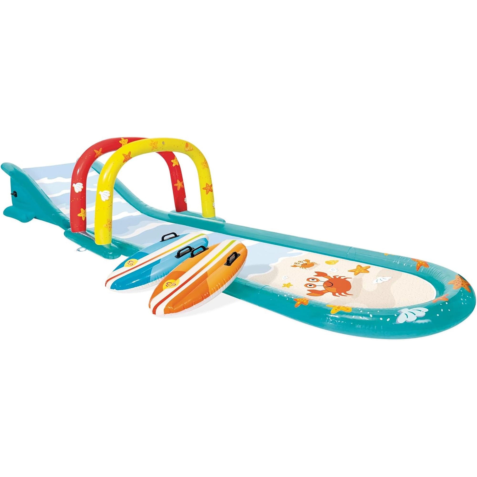 Inflatable Surfing Fun Slide W/ 2 Surf Riders, Kids Age 6+ - Walmart.com