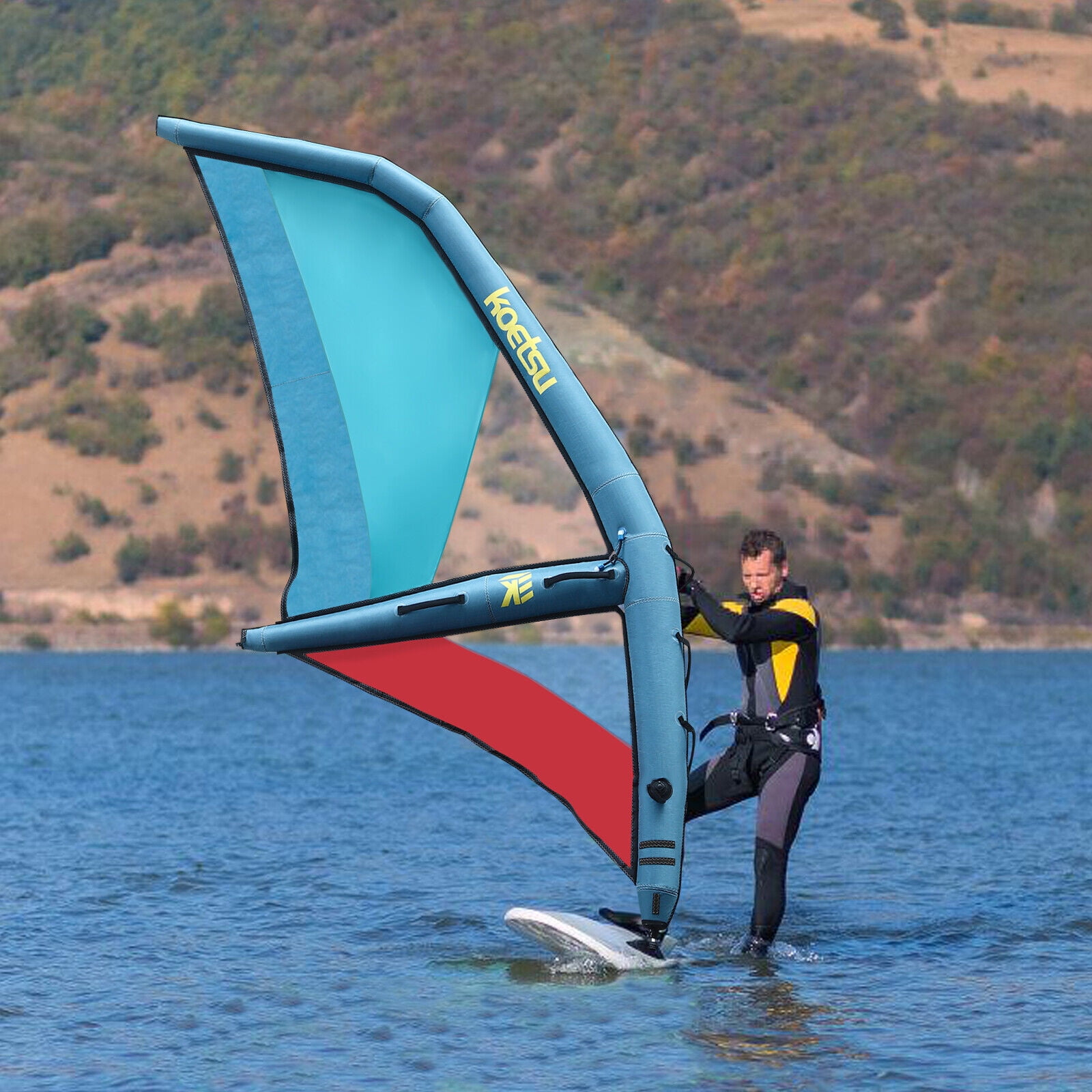 14.27*6.17 Freestanding Inflatable Surfing Wing Windsurfing Sail for ...