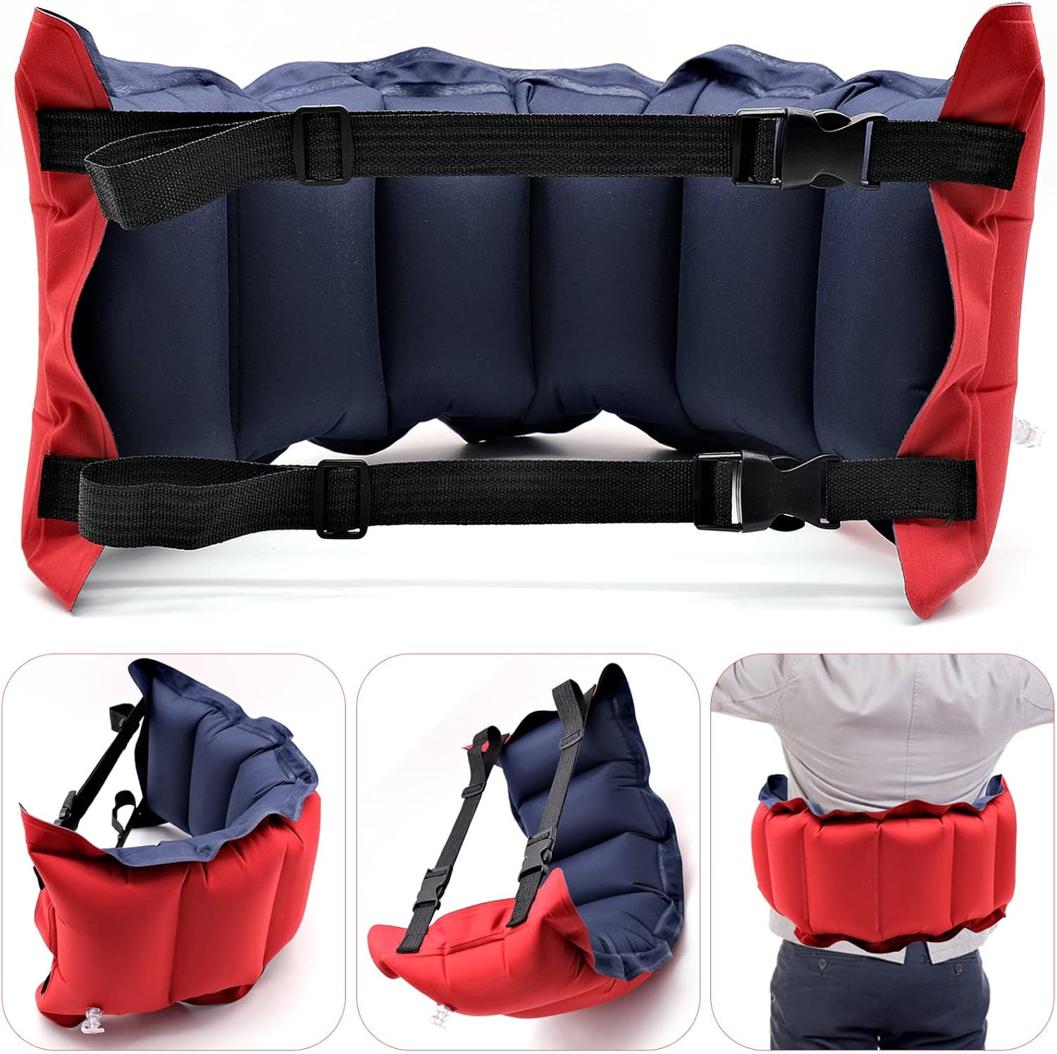 Inflatable Swim Belt, Adult Swimming Training Float Belt, Adjustable ...