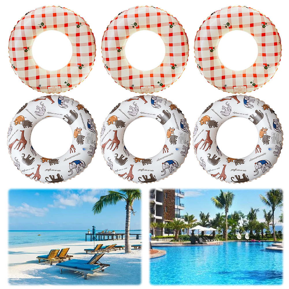 Inflatable Swim Ring Pool Floating Rings Leakproof Swimming Rings ...