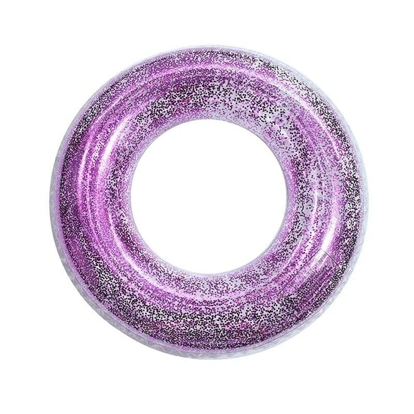 Inflatable Swim Ring Swimming Aid Holiday Summer Pool Beach Fun ...