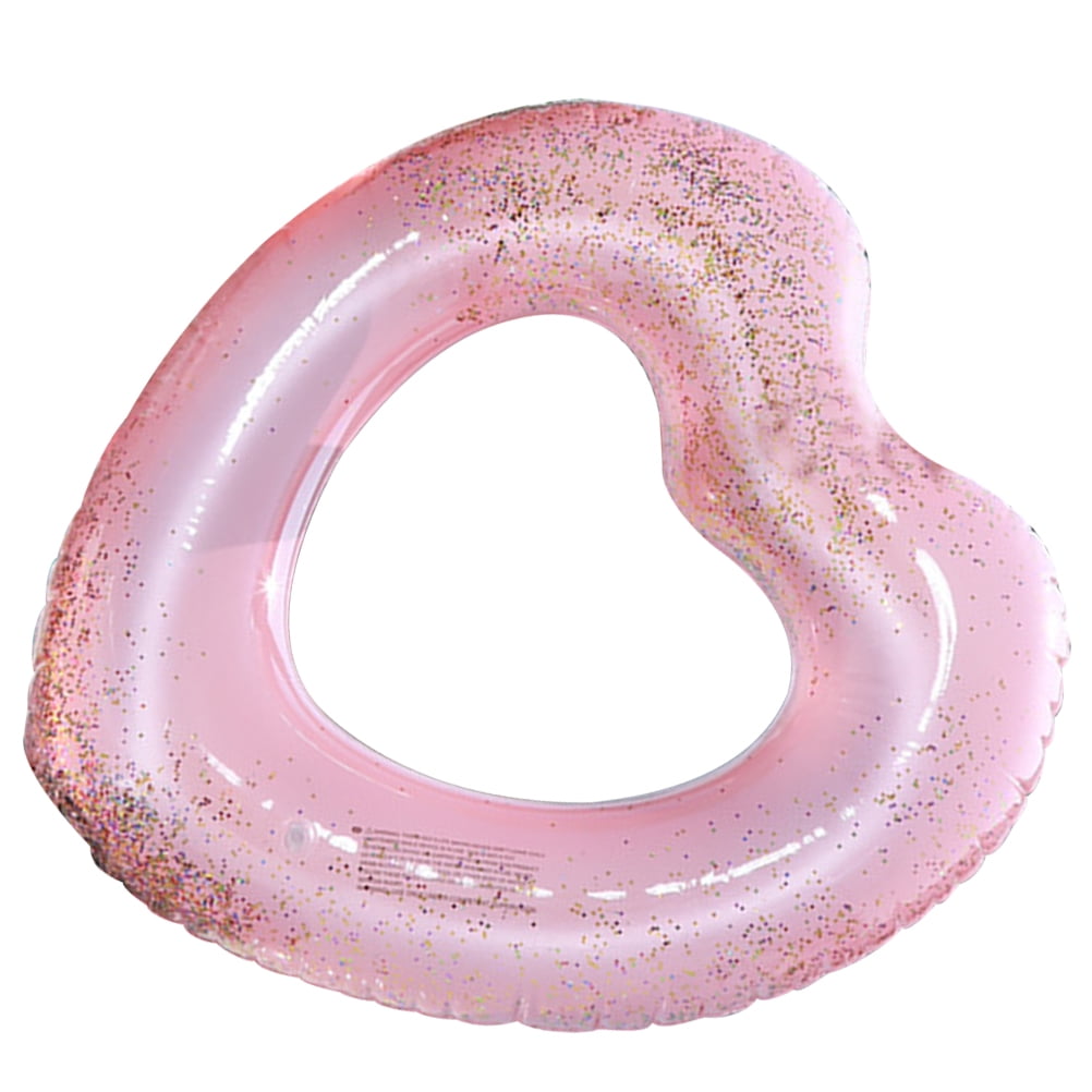 Inflatable Swim Rings Heart Shaped Swimming Pool Ring Adults Swim Rings ...