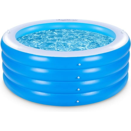 Large Inflatable Pool for Adults, 145" X 74" X 22" Oversized Thickened ...