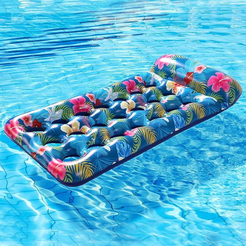 Inflatable Swimming Pool Floats Raft - Oversized for Adults, Cooling ...