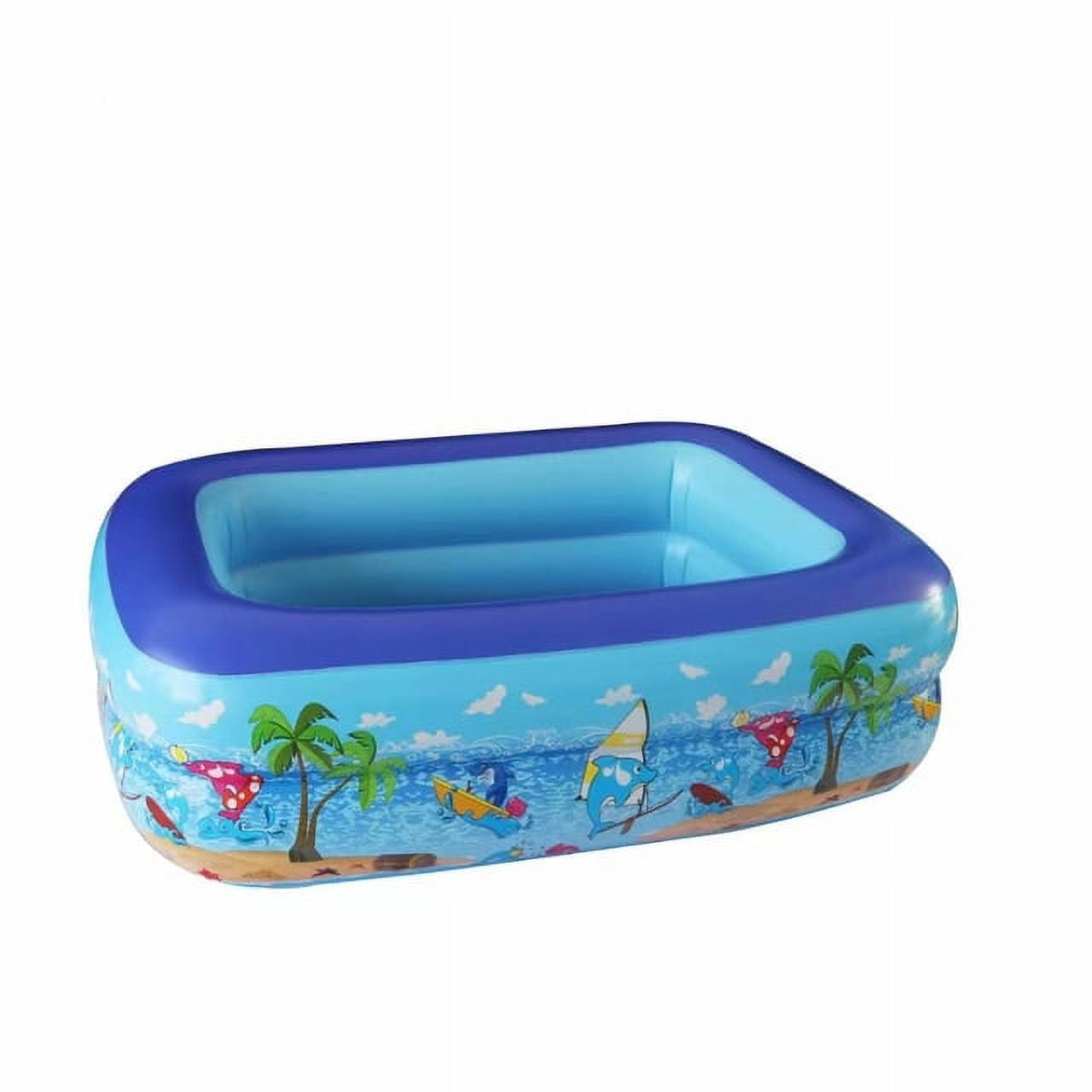 Inflatable Swimming Pool Large Rectangular Pools for Family Framed ...