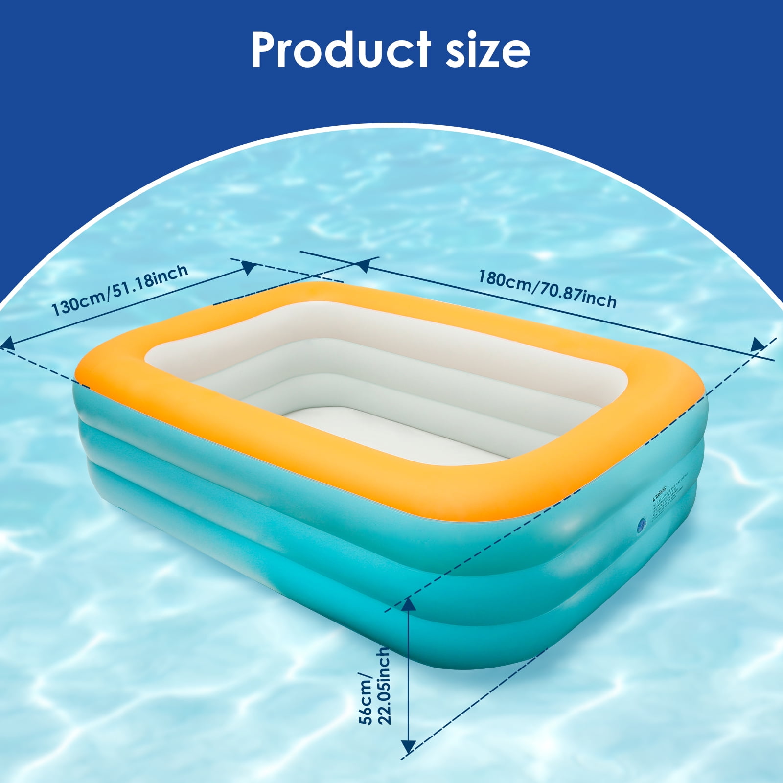 Inflatable Swimming Pool Portable Children‘s And Toddlers Inflatable ...