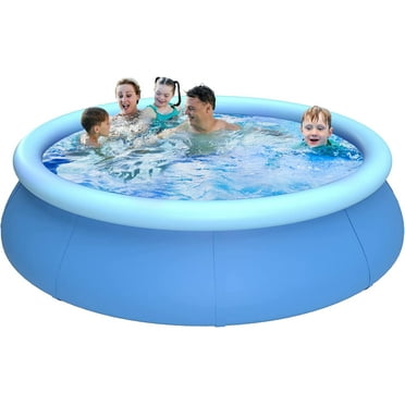 INTEX 7ft x 23in Rectangular Metal Frame Above Ground Pool, Pink ...