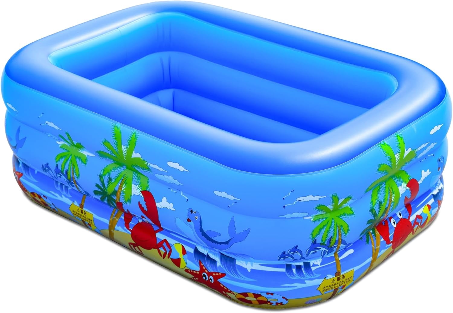 Inflatable Swimming Pool for Adults, Blow Up Pool for Backyard, Garden ...