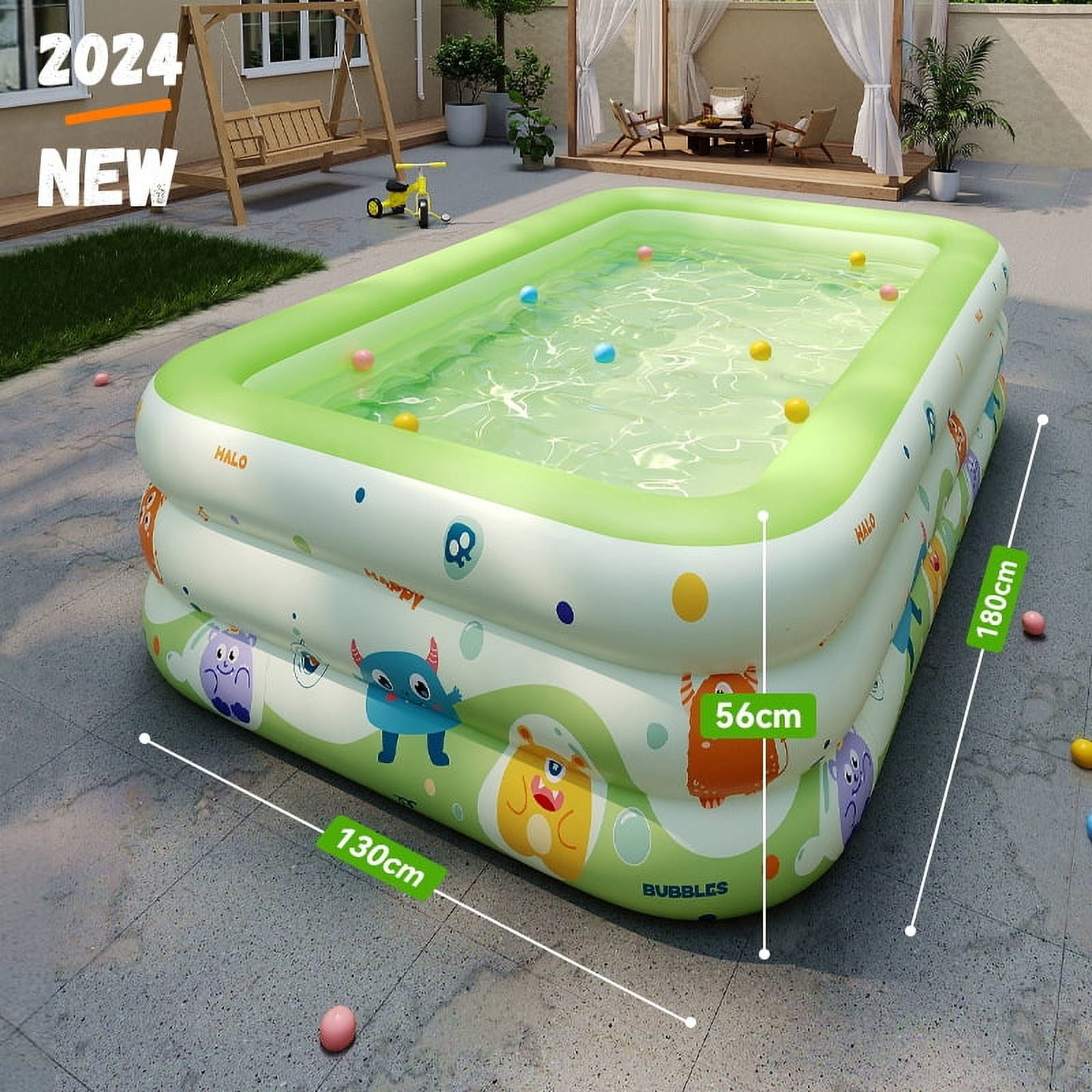 Inflatable Swimming Pool for Children, Home Pool for Babies, Water Play ...
