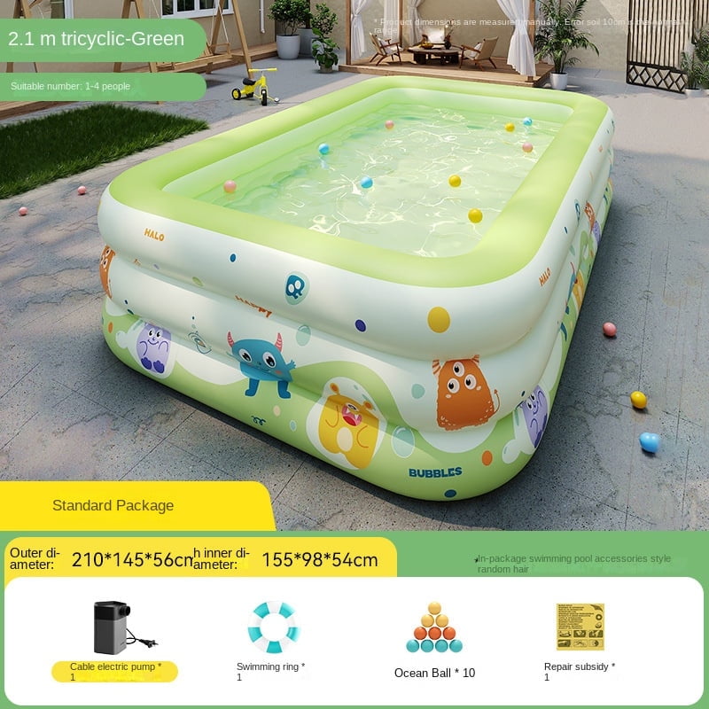 Inflatable Swimming Pool for Children, Home Pool for Babies, Water Play ...