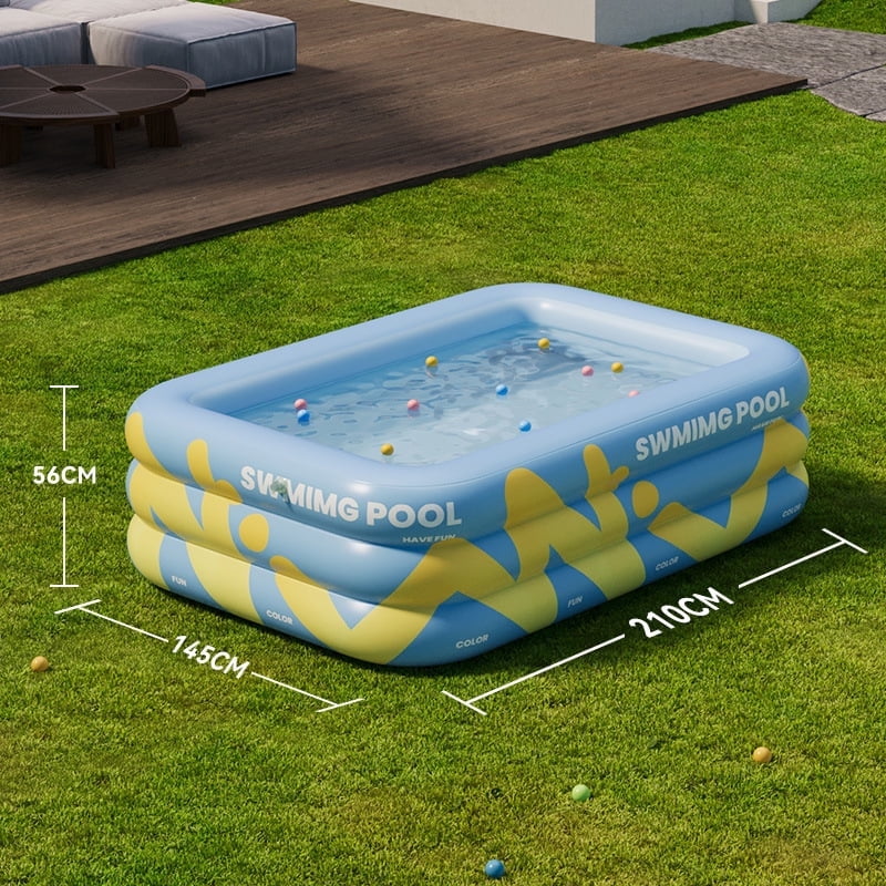 Inflatable Swimming Pool for Children, Home Use, Thickened, Foldable ...
