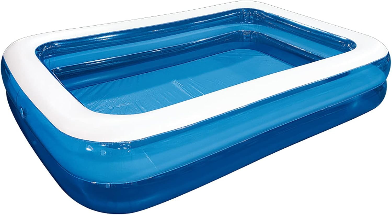 Inflatable Swimming Pool for Kids Outdoor Ground Rectangular Kiddie ...