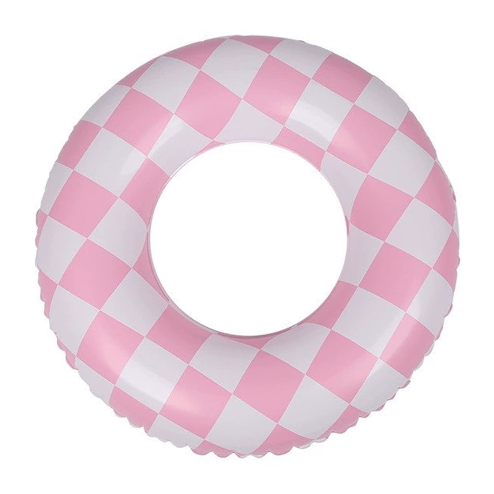 Inflatable Swimming Ring Inflatable Pool Float PVC for Pool Party (Pink ...