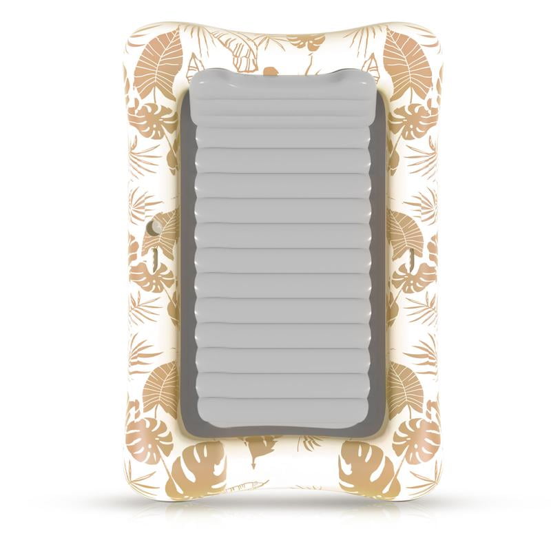 Inflatable Tanning Pool 83″ x 52″ Large Lounge Float With Cup Holder ...