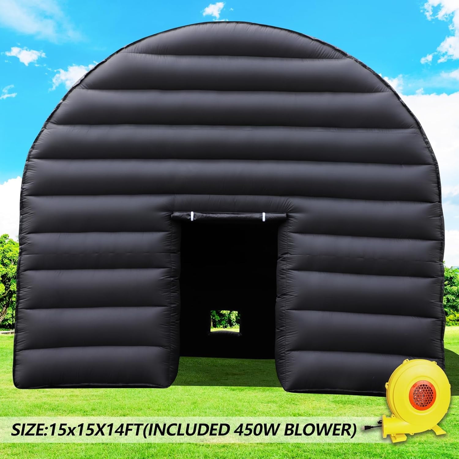 WGIA Inflatable Tent PQZ-15x15x14 15x15x14FT Includes Blower Square ...