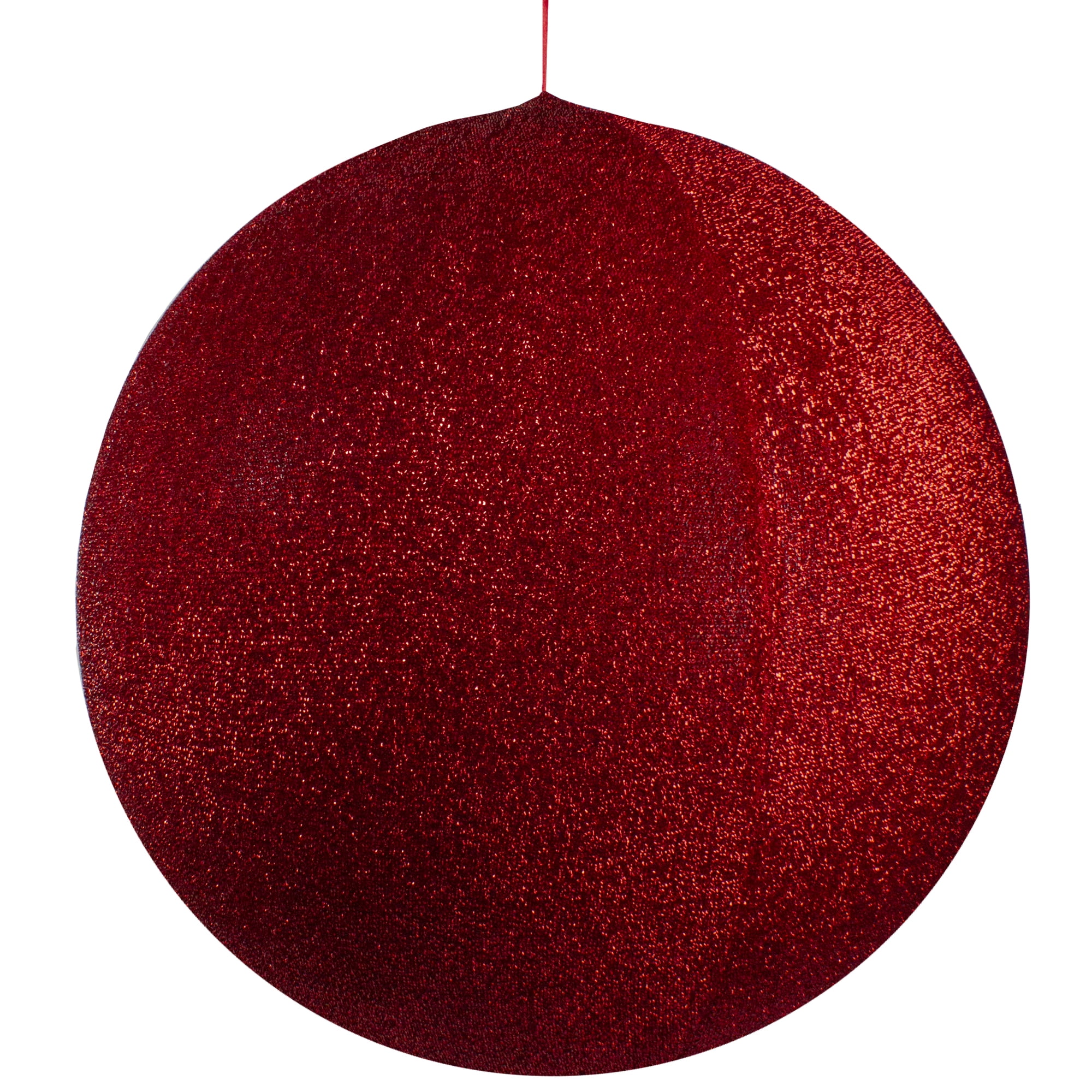 Inflatable Tinsel Commercial Christmas Ball Outdoor Ornament - 23.5 ...