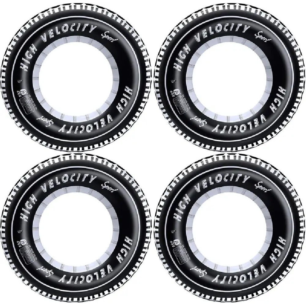 Inflatable Tire Tubes Pool Floats for Adults Kids Tire Swimming Rings ...