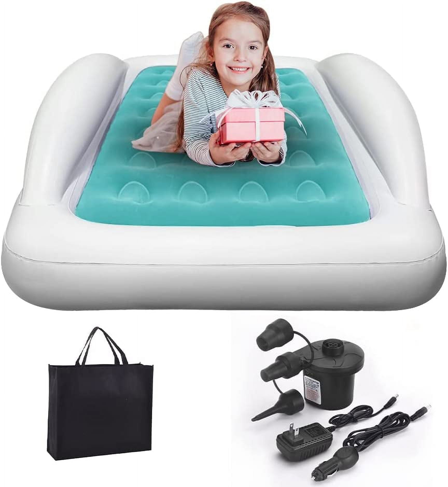 Inflatable Toddler Travel Bed - Portable Toddler Bed for Kids, Camping ...