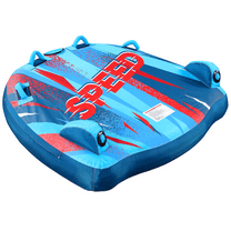 Airhead Slice Inflatable 2-Person Water Towable Boat Tube, Heavy-Duty ...