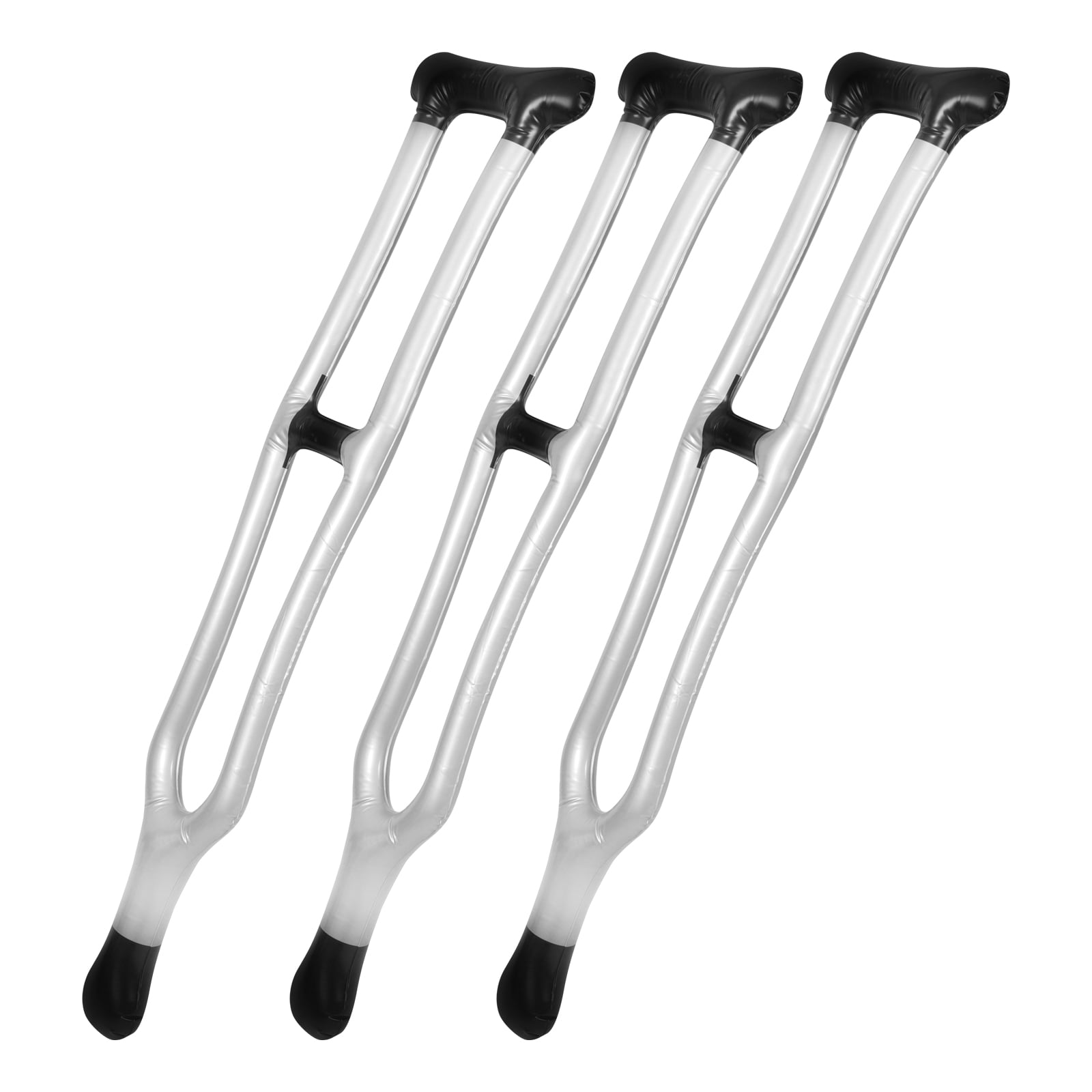 Inflatable Toy Balloons 3 Pcs Pvc Crutches Football Children's Toys ...