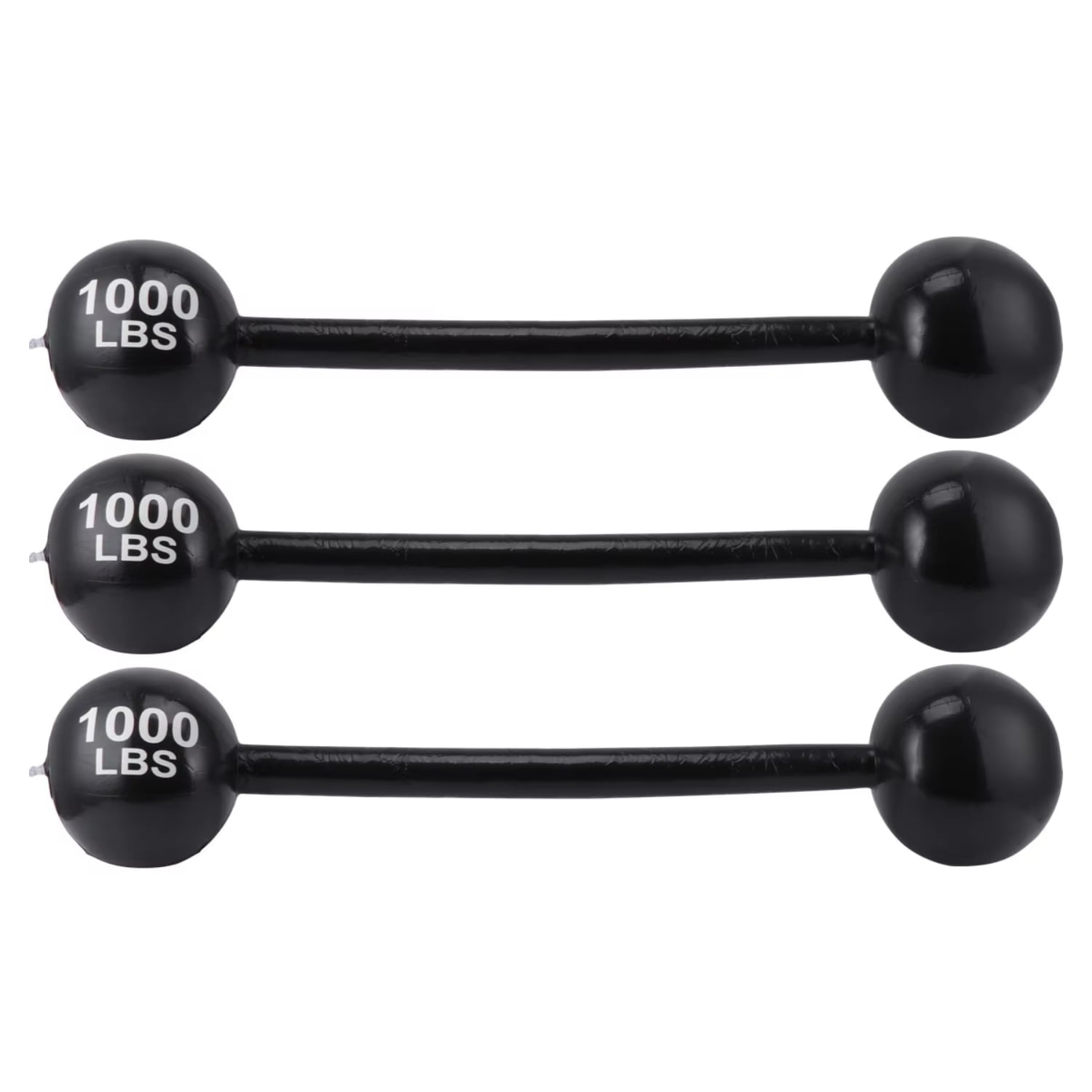 Inflatable Toy Dumbbell Set for Parent-child Workout - 3 Pieces Plastic ...