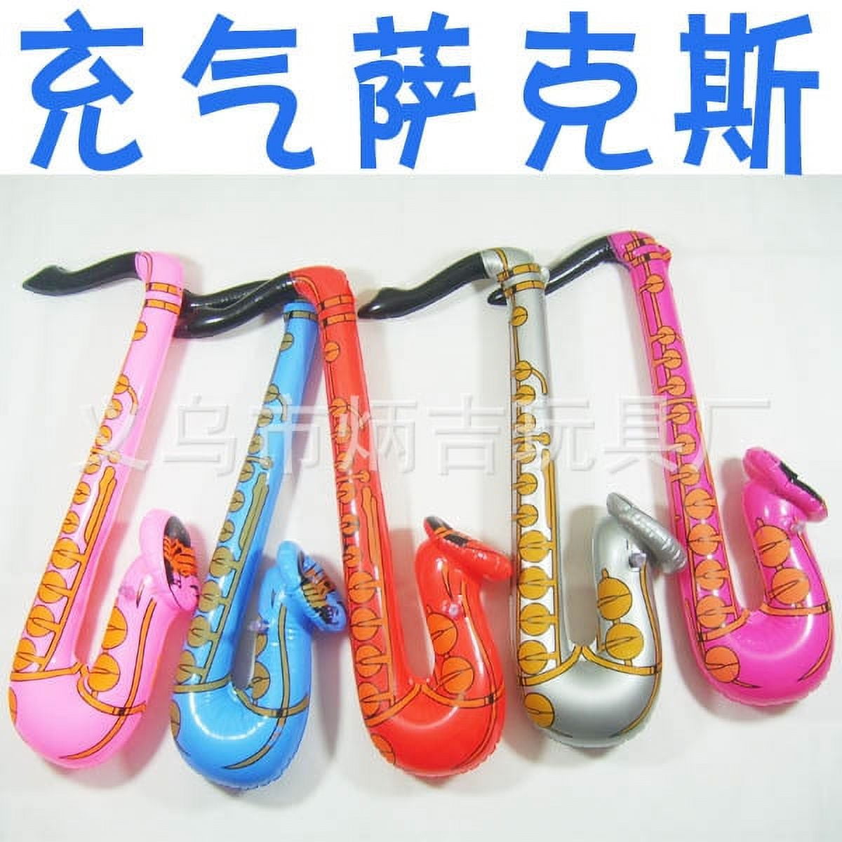 Inflatable Toys For Children Microphone Guitar Saxophone Electronic ...
