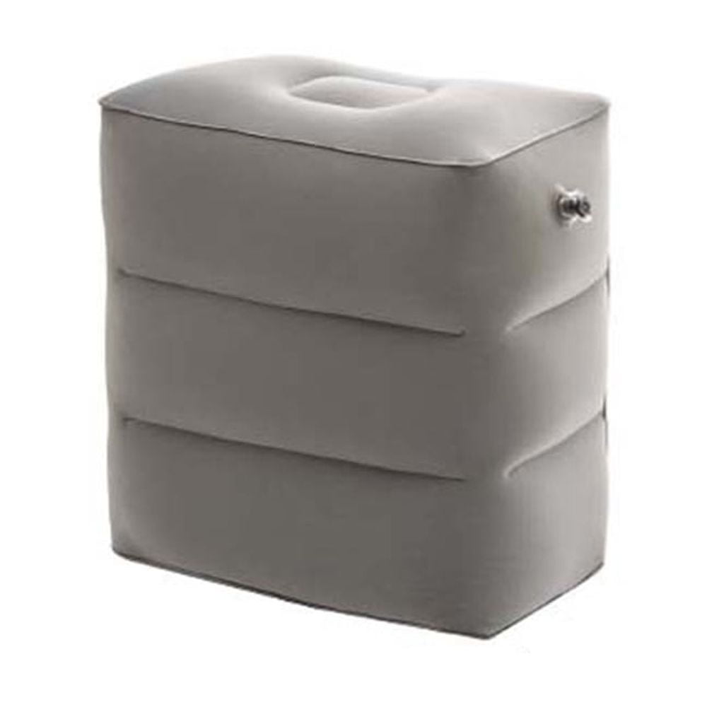 Inflatable Travel Foot Rest, Safety Material Skin-flattering Velor ...