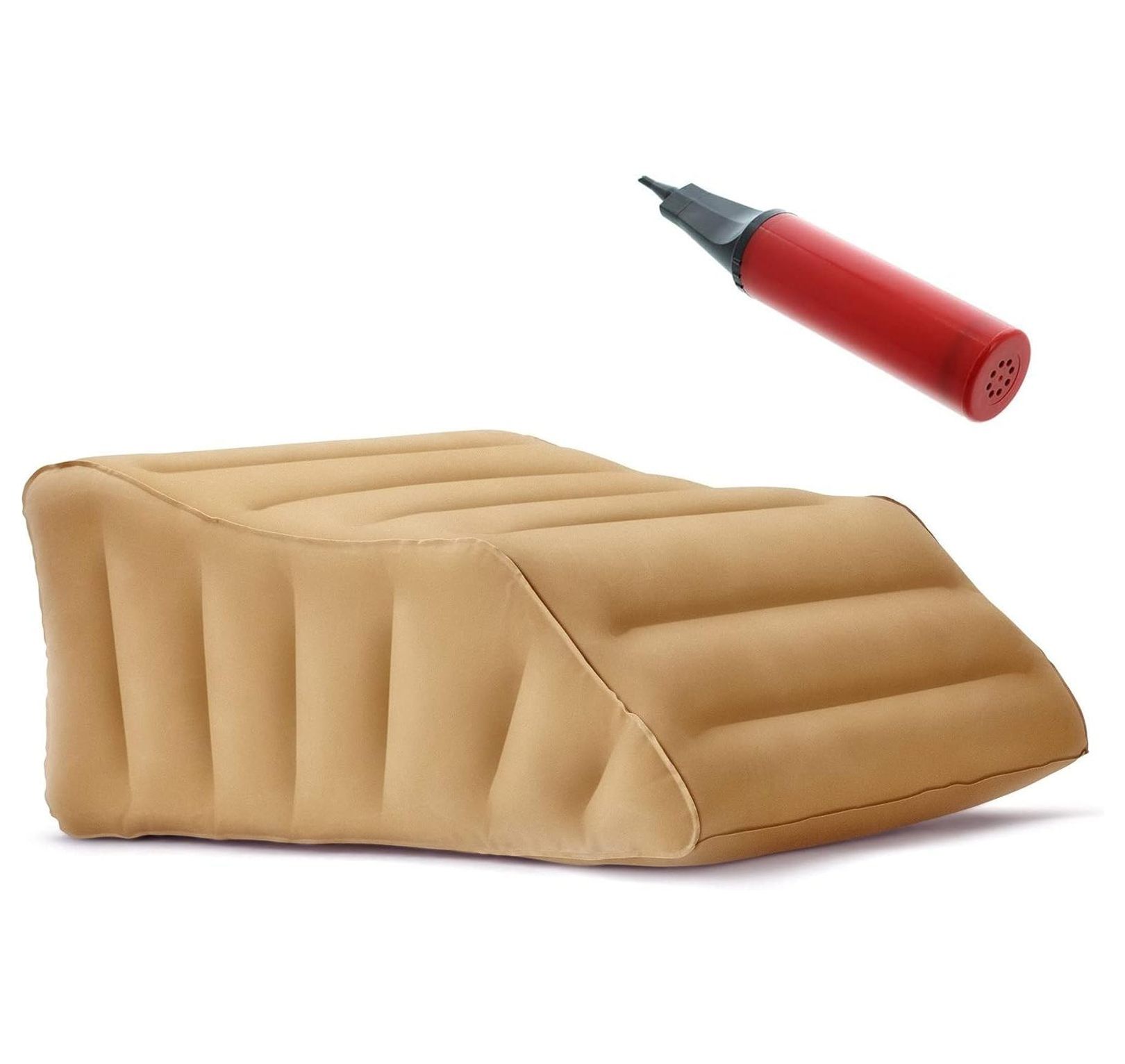Inflatable Travel Leg Rest Wedge Pillow for Post Surgery with Pump ...