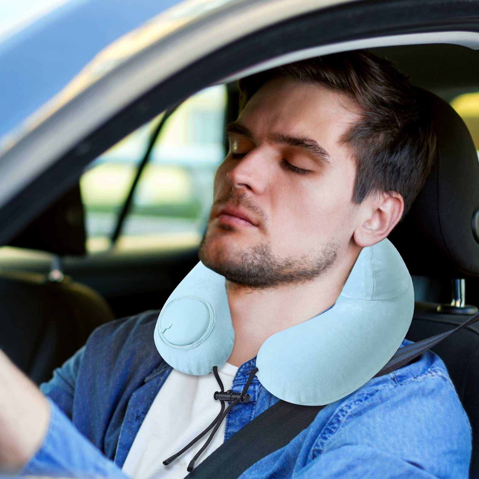 Inflatable Travel Neck Pillow under $5! Yrmaups Press Inflatable U ...
