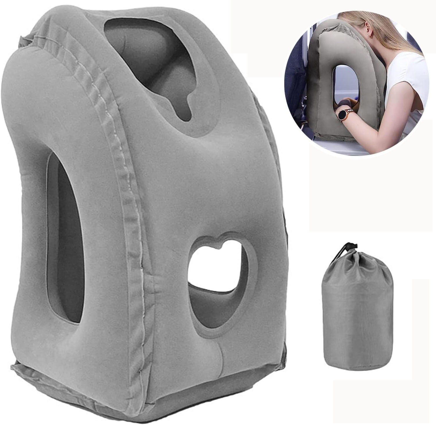 Travelrest Ultimate Best Travel Pillow & Neck Pillow - Straps to ...