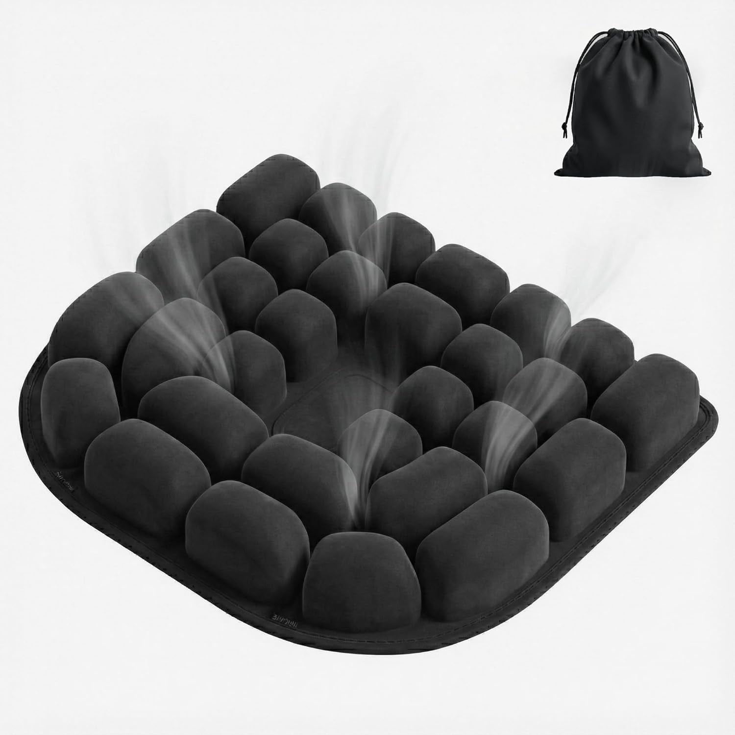 Inflatable Travel Seat Cushion for Airplane - Portable Air Pad with ...