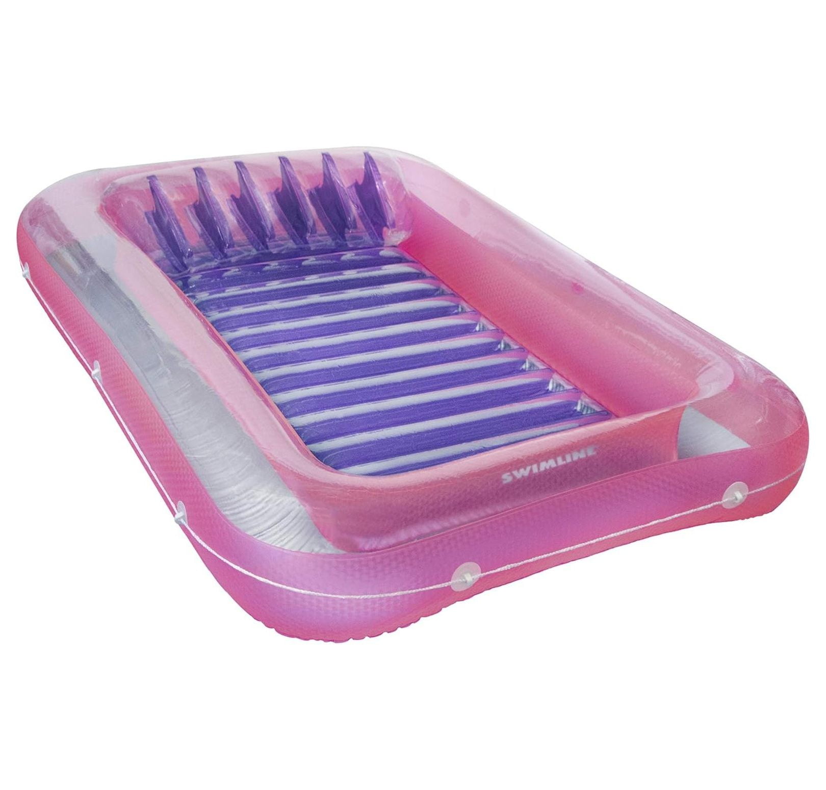 Inflatable Tub Pool Swimming Pool Raft Lounger - 71" - Pink and Purple ...