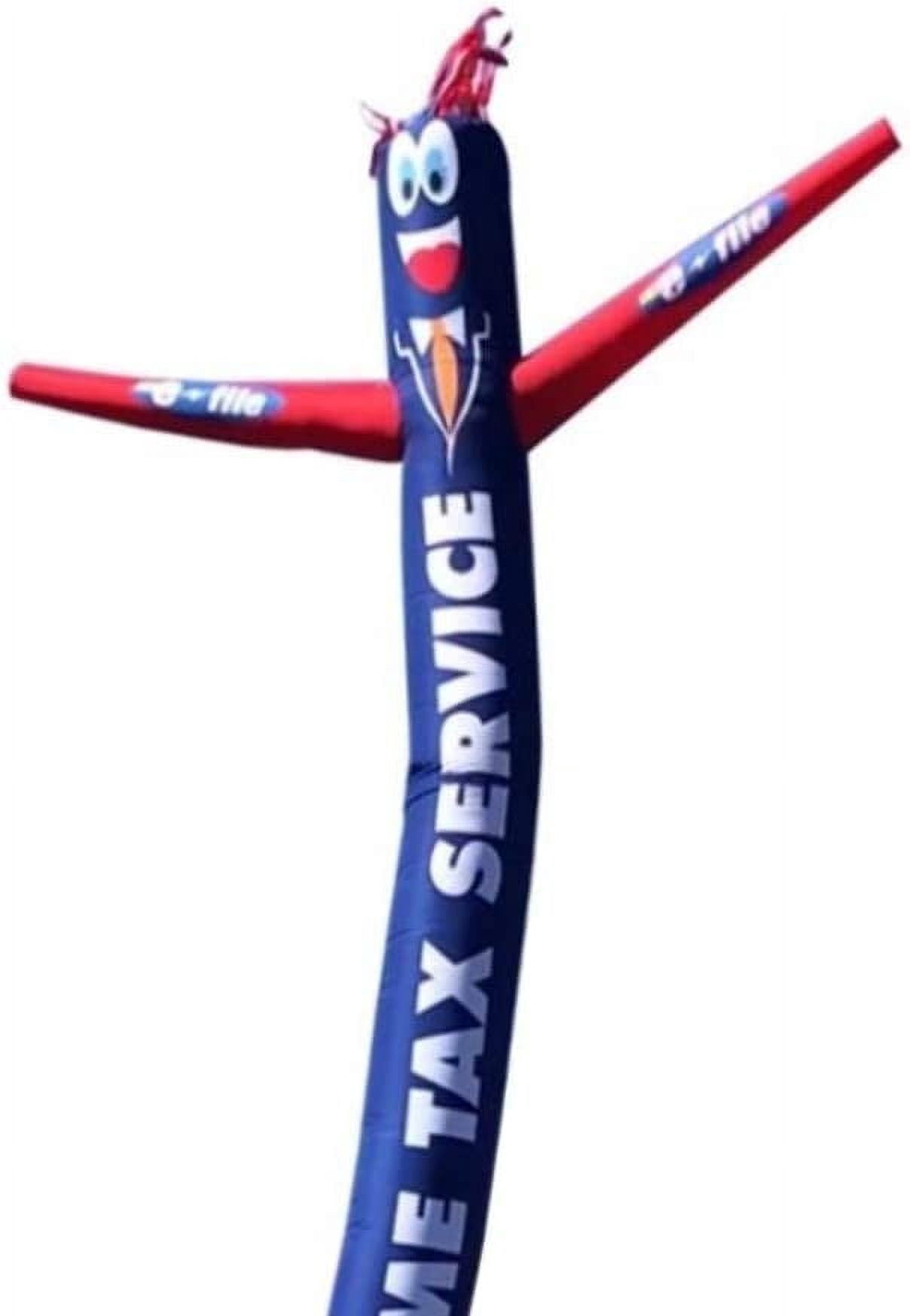 Inflatable Tube Man 18ft Income Tax Service E-File (Blue/Red) Air ...