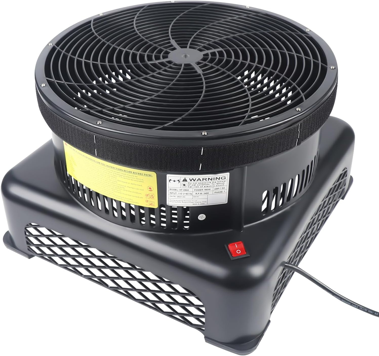 950W Air Blower Fan, Inflatable Tube Man Blower for Tube Man 110V Fan ...