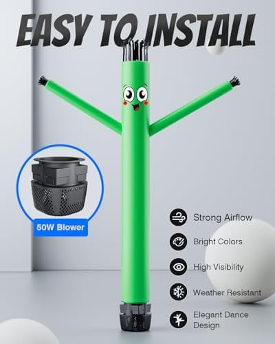 Inflatable Tube Man with Blower: 6 FT Tall Wacky Waving Inflatable Tube ...