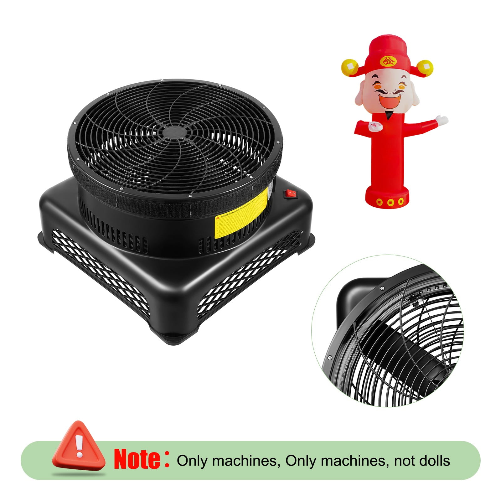 Inflatable Tube Man Blower Commercial Air Fan for Wacky Waving Dancers ...