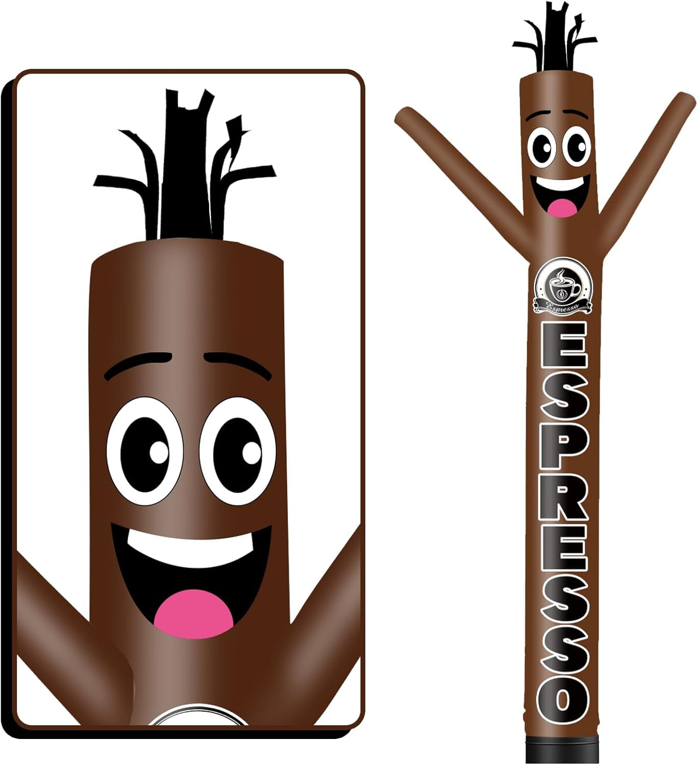 Inflatable Tube Man Espresso Wacky Wavy Dancing Guy for Outdoor ...